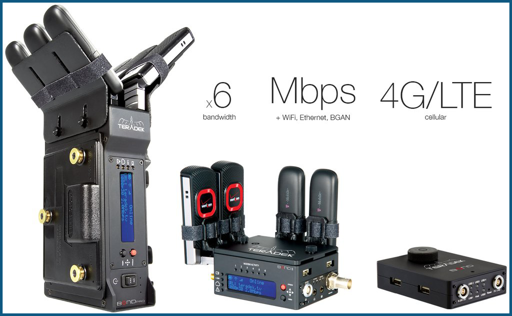 Teradek Bond Cellular Transmitters Stream Live Videolink Canada
